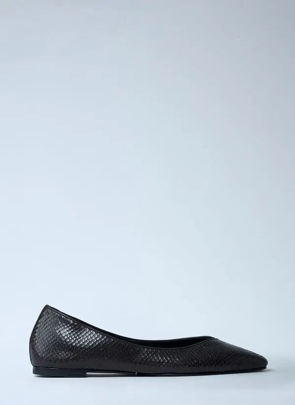 Jacquemus Les Ballerines Ovalo Almond Toe Flats