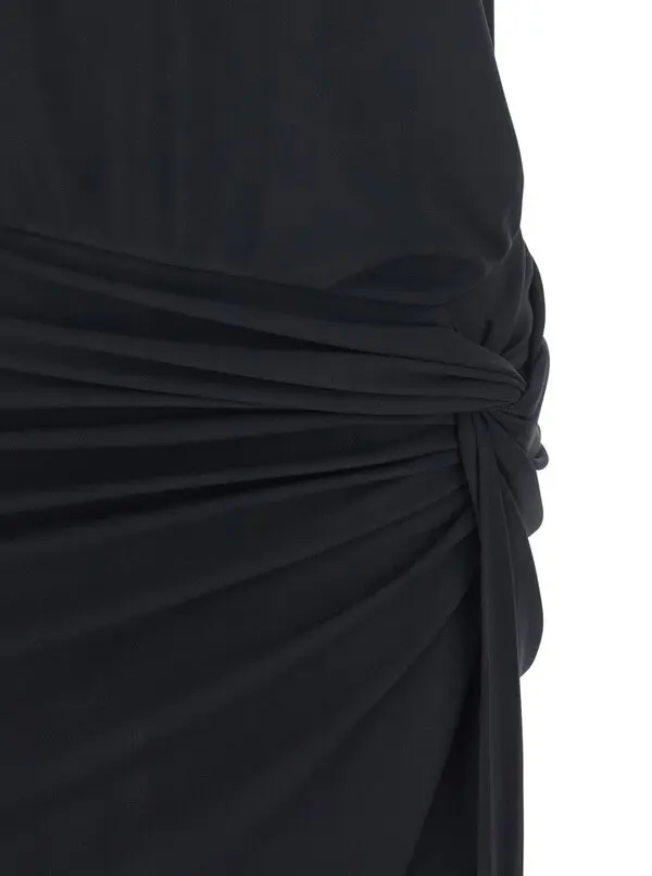 Andamane Juno' Long Dress With Ruche Detail - Multicolor