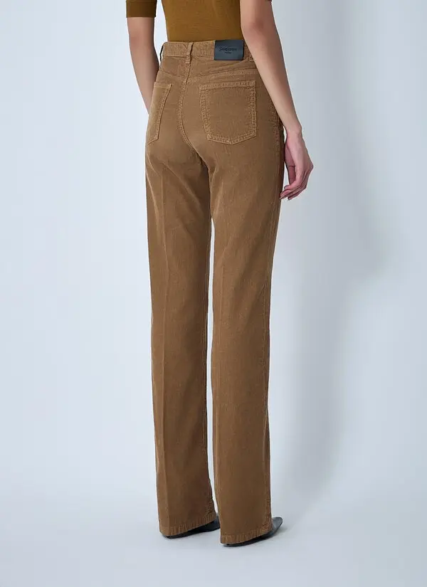 Saint Laurent Clyde Corduroy Pants - Cream