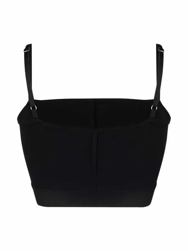 TOM FORD Logo Band Square Neck Top