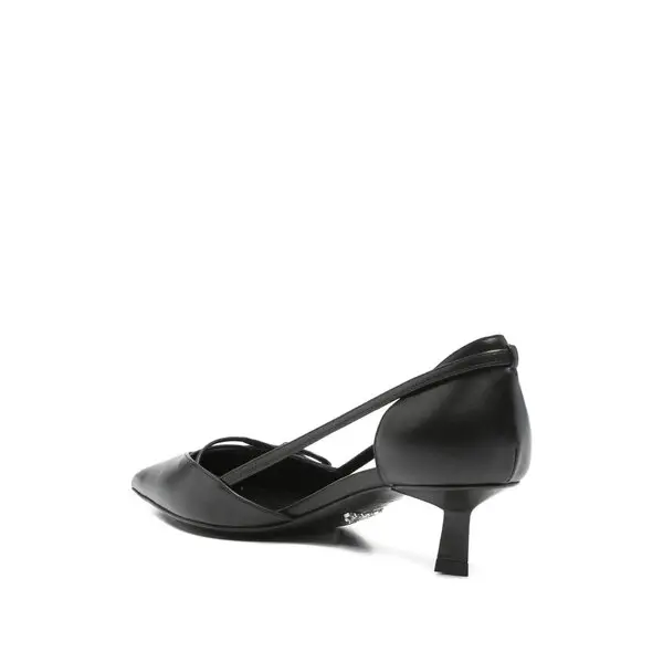 Prada Patent-finish Leather Bow Detail Pumps
