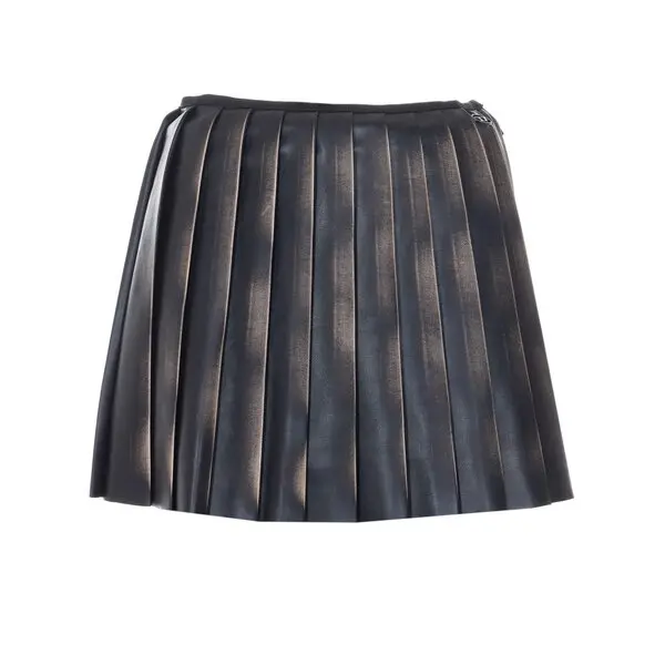 DIESEL® O-saka Mini Shorts With Frills And Inner Shorts - Black