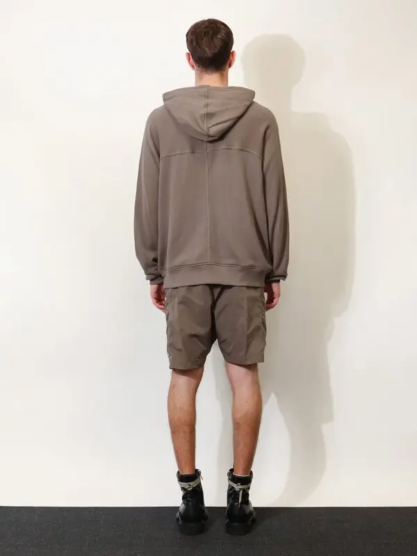 Rick Owens Organic Cotton Zip-up Hoodie - Gray