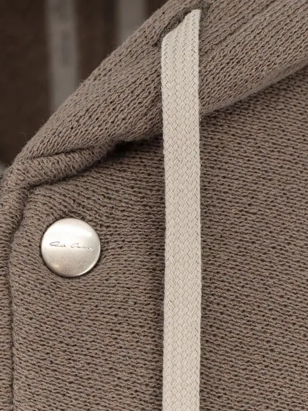 Rick Owens Organic Cotton Zip-up Hoodie - Gray
