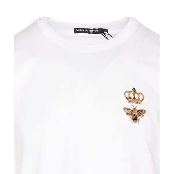 Dolce & Gabbana Embroidery Logo T-shirt - White