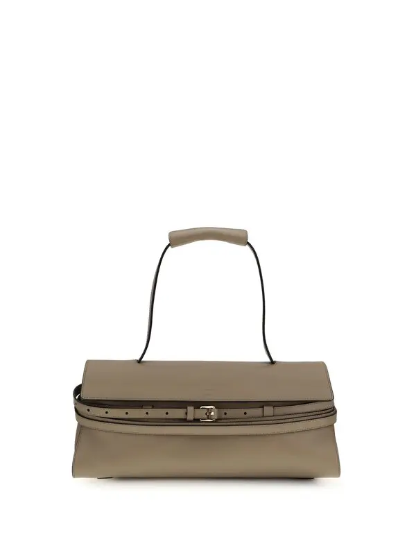 Moschino Tie Me Shoulder Bag - Cream