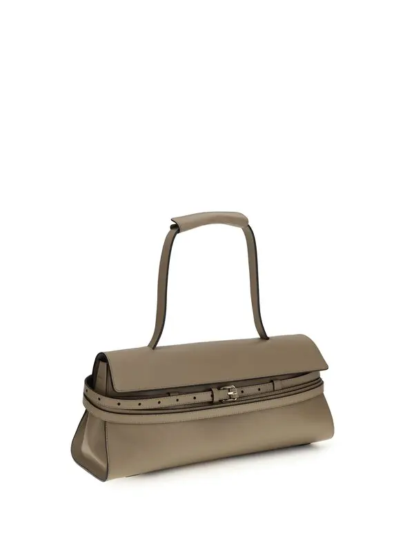 Moschino Tie Me Shoulder Bag - Cream