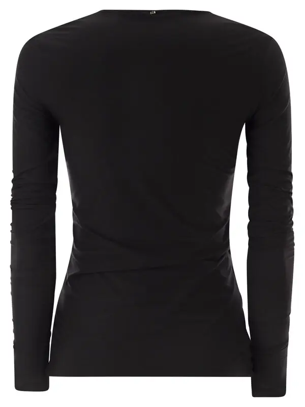 Sportmax Long-sleeved Jersey T-shirt