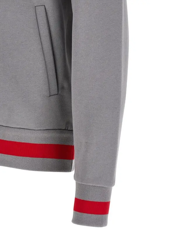Kiton Cotton Tracksuit With Contrast Logo Embroidery