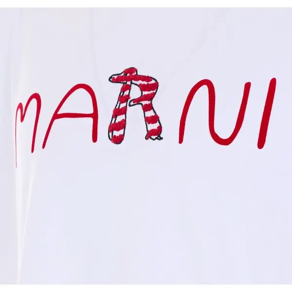 Marni Animal Alphabet T-shirt - White