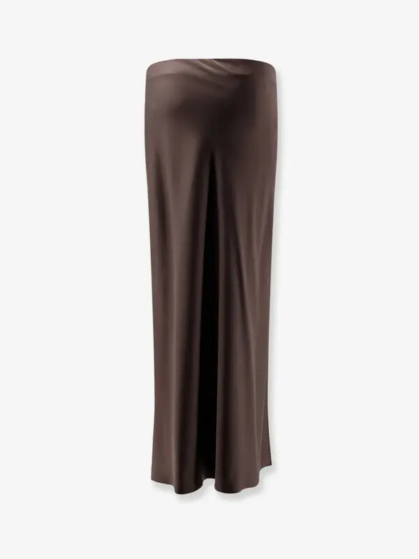 Brunello Cucinelli Long Satin Skirt - Multicolor