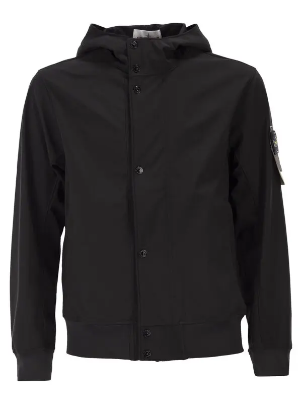 Stone Island Hooded Water-resistant Technical Jacket