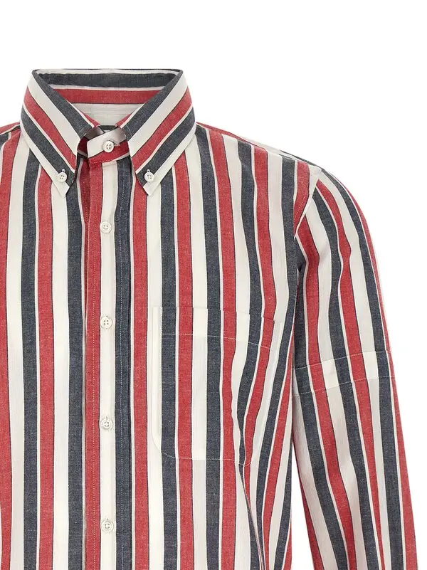 Thom Browne Madras Cotton Shirt - Multicolor