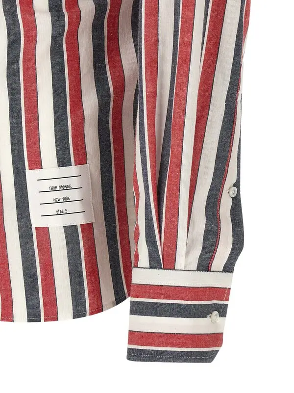 Thom Browne Madras Cotton Shirt - Multicolor