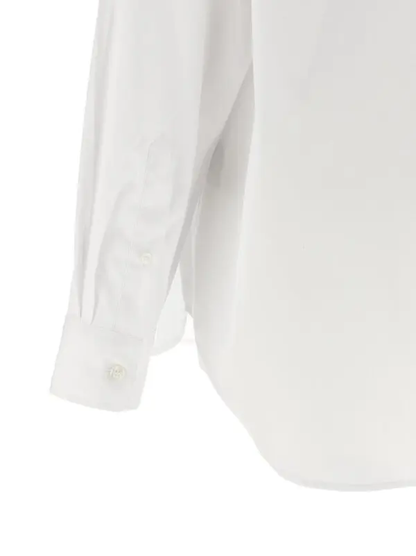 Dries Van Noten Cheers" Cotton Poplin Button-down Shirt - White