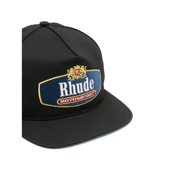 Rhude Logo Baseball Cap - Black