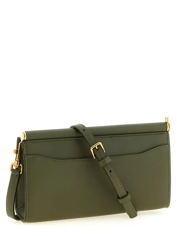 Dolce & Gabbana My Sicily' Smartphone Holder In Calfskin Leather - Green