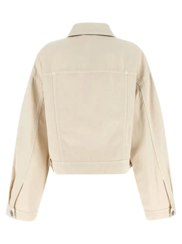 Brunello Cucinelli Linen Cotton Jacket - Cream