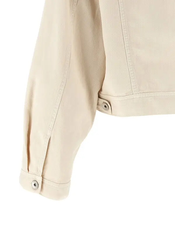 Brunello Cucinelli Linen Cotton Jacket - Cream