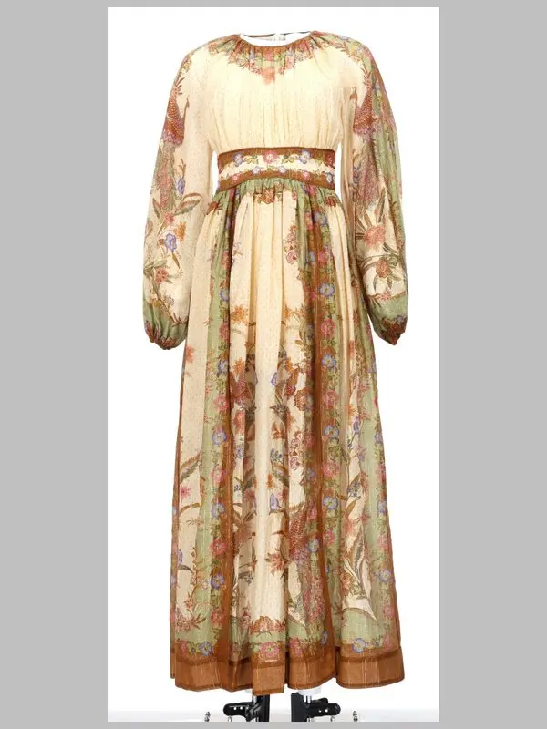 Zimmermann Luna Printed Linen Shorts With Scarf Belt - Multicolor