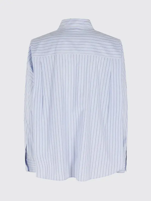 Max Mara Striped Cotton Shirt - Blue