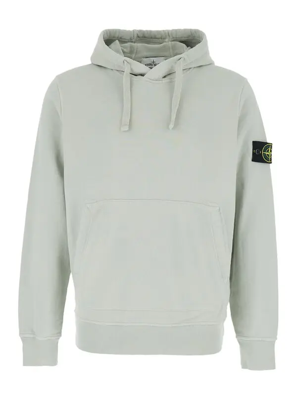 Stone Island Cotton Hoodie - Gray