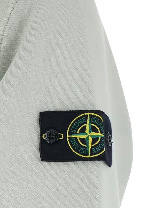 Stone Island Cotton Hoodie - Gray