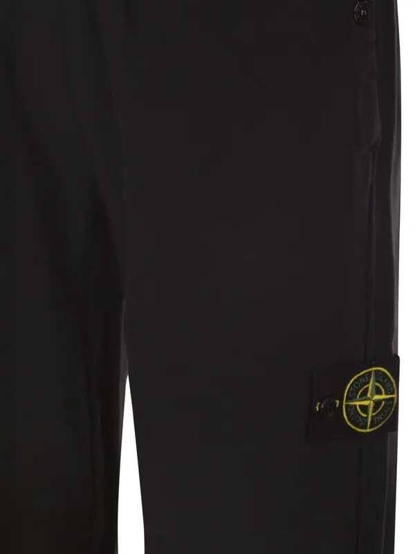 Stone Island Regular Fit Jogger Trousers With Seasonal Pocket