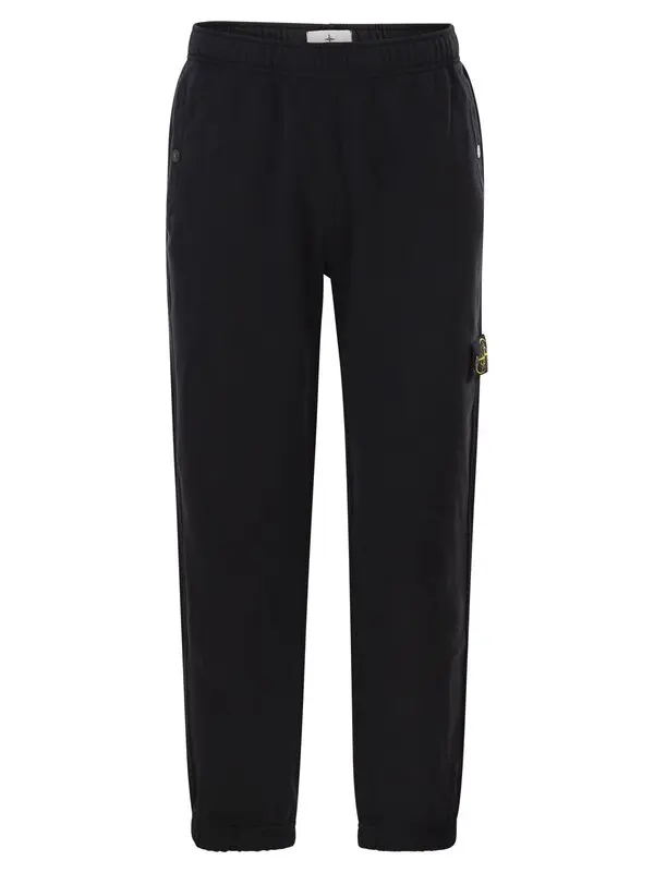 Stone Island Regular Fit Jogger Trousers With Seasonal Pocket - Blue