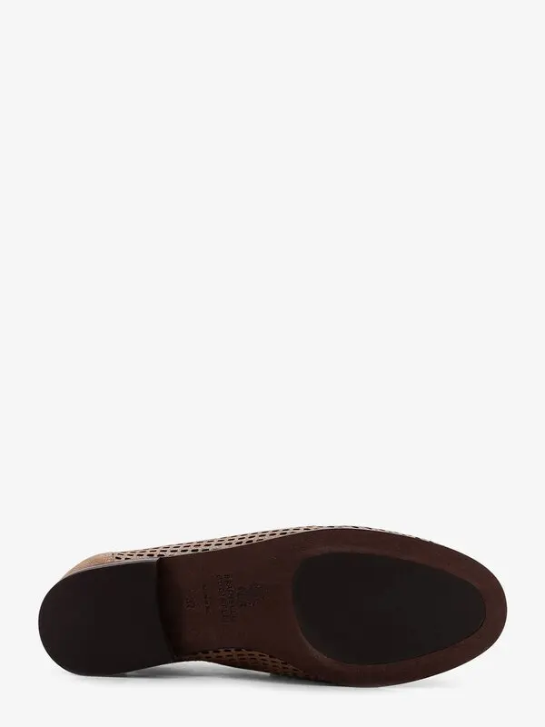 Brunello Cucinelli Suede Lurex Effect Loafers - Brown
