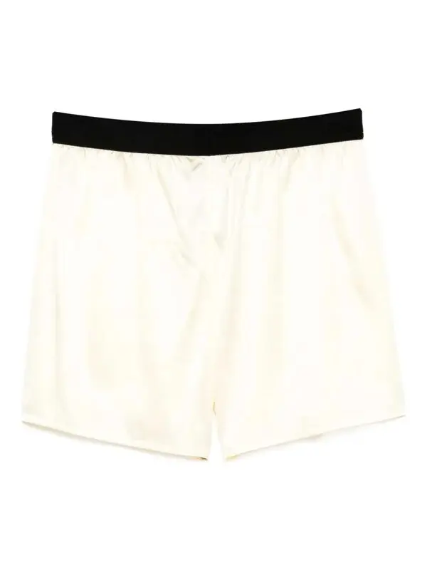 TOM FORD Silk Elasticated Waist Shorts