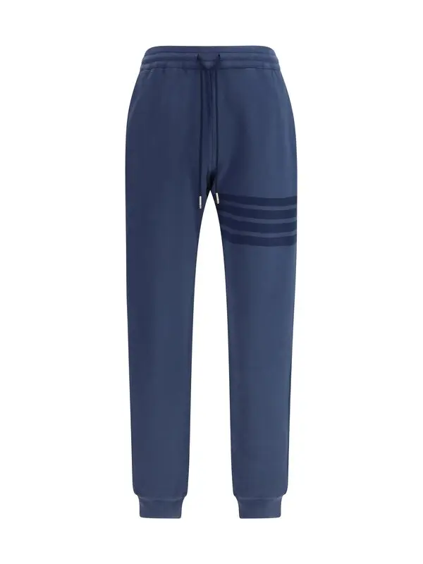 Thom Browne Cotton Sweatpants - Blue