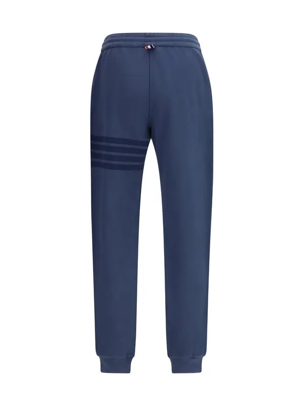 Thom Browne Cotton Sweatpants - Blue