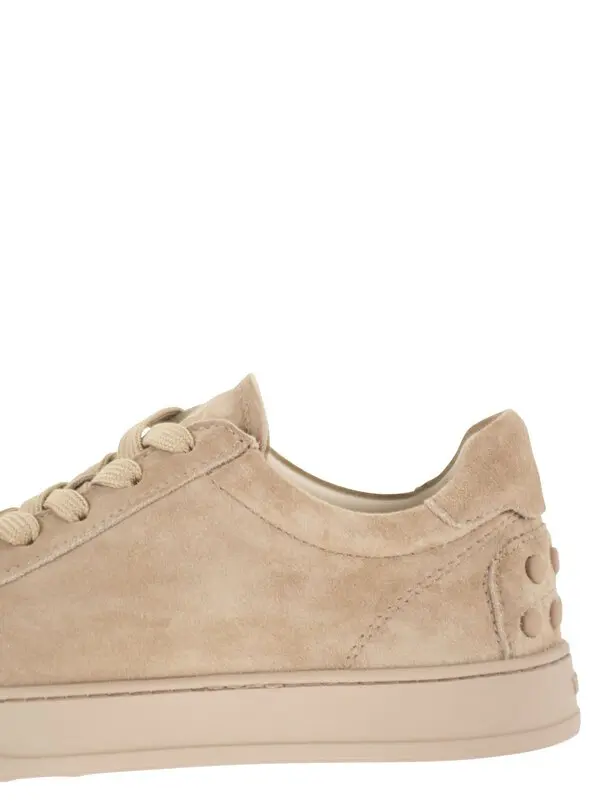 TOD'S Suede Leather Trainers - Pink