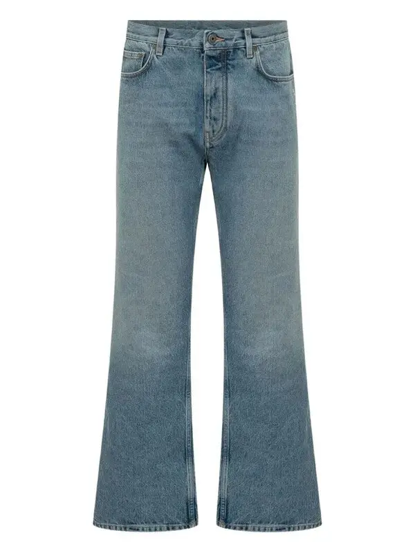 Off-White Half Arrow Flared Jeans - Blue