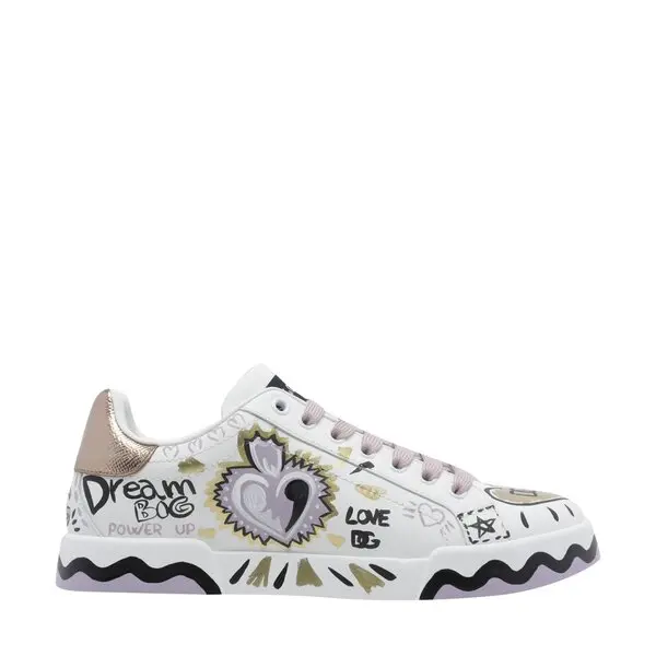 Dolce & Gabbana Portofino Leather Sneakers