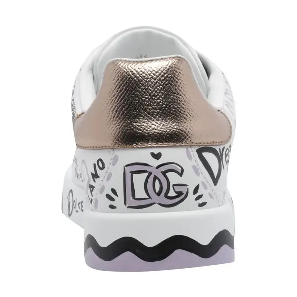 Dolce & Gabbana Portofino Leather Sneakers