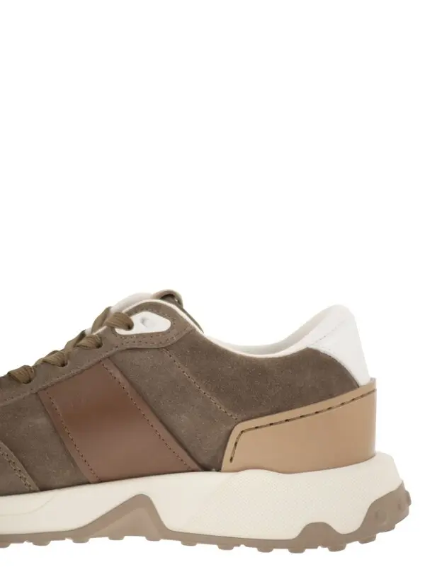 TOD'S Suede Leather Lace-up Sneakers