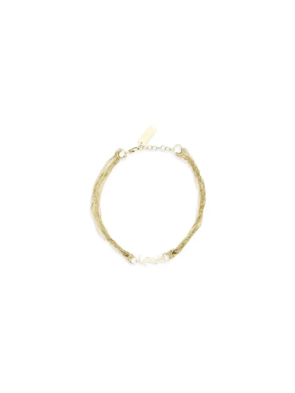 Saint Laurent Cassandre Tassel Bracelet - Gold