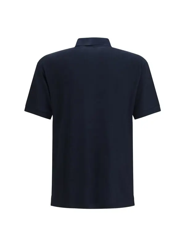 Giorgio Armani Viscose And Polyester Polo Shirt