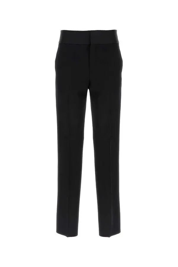 Valentino Garavani Wool Trousers - Black