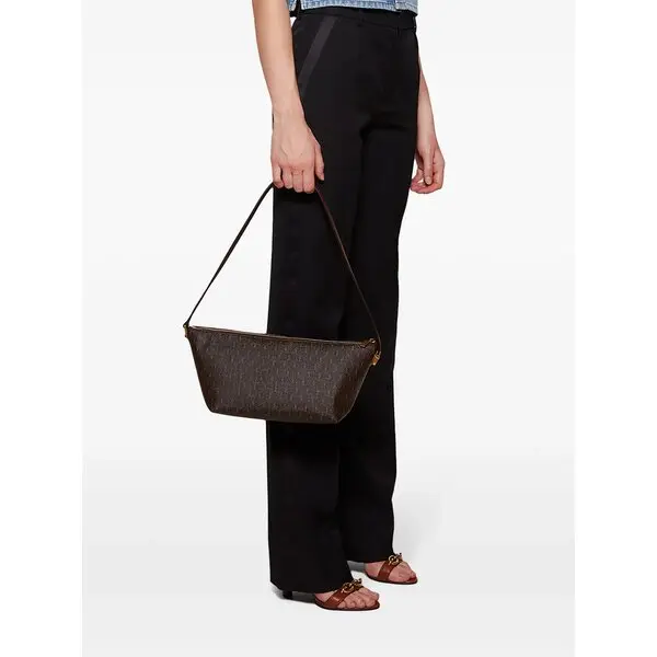 Saint Laurent Monogram Print Shoulder Bag