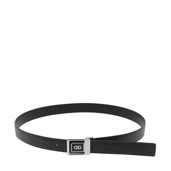 FERRAGAMO Logo Reversible Belt - Brown