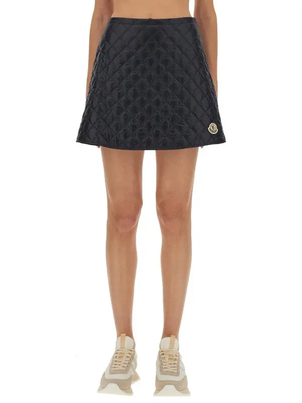 Moncler Quilted Skirt - Blue