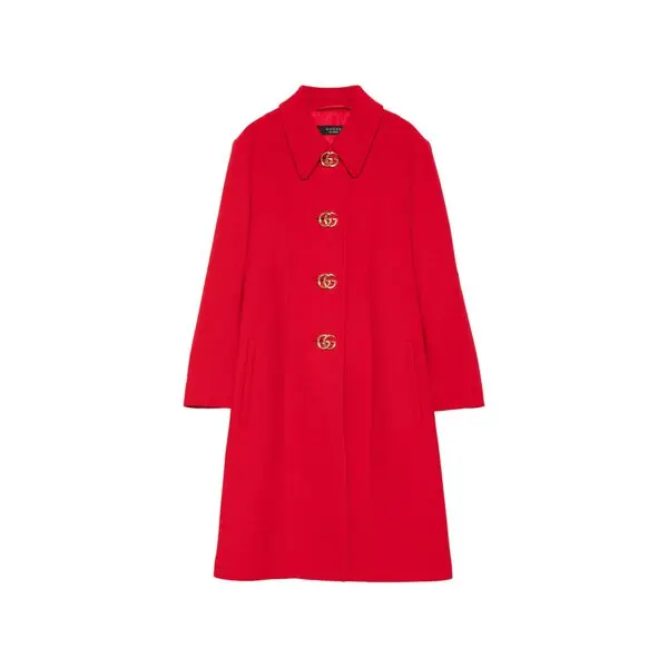 Gucci Single-breasted Wool Coat