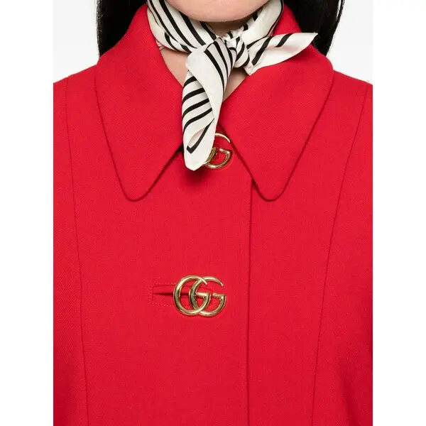 Gucci Single-breasted Wool Coat