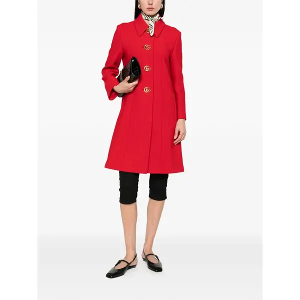 Gucci Single-breasted Wool Coat