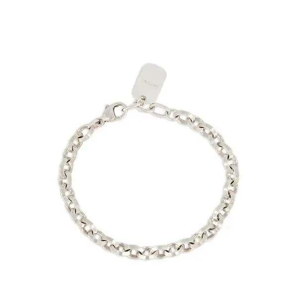 Saint Laurent Tone Cable-link Chain Bracelet - Silver