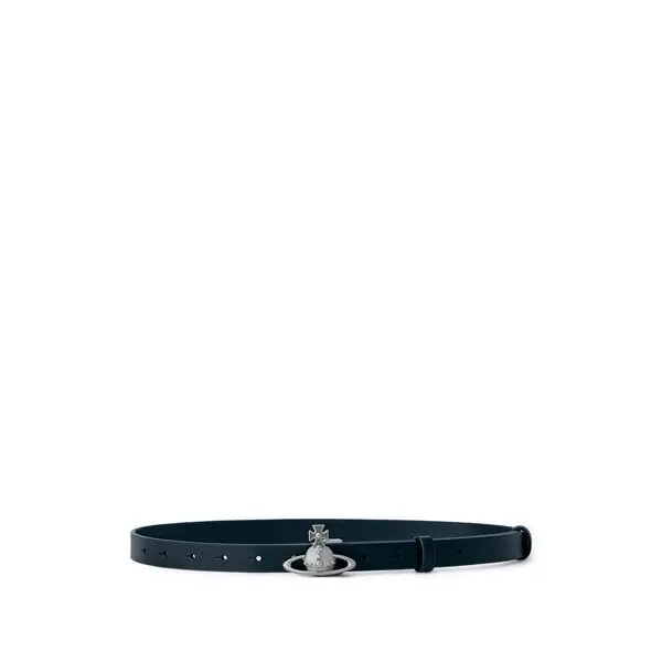 VIVIENNE WESTWOOD Logo Buckle Leather Belt