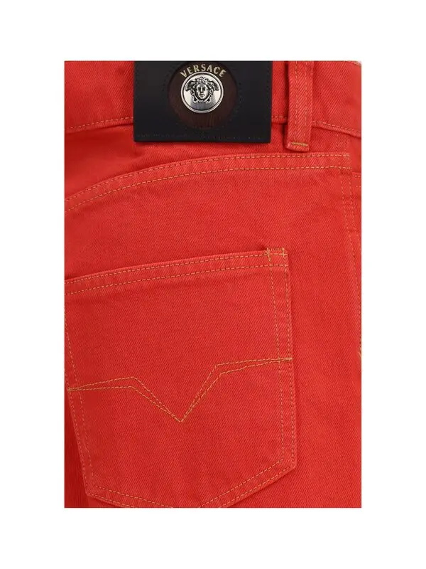 Versace Regular-fit Cotton Denim Jeans